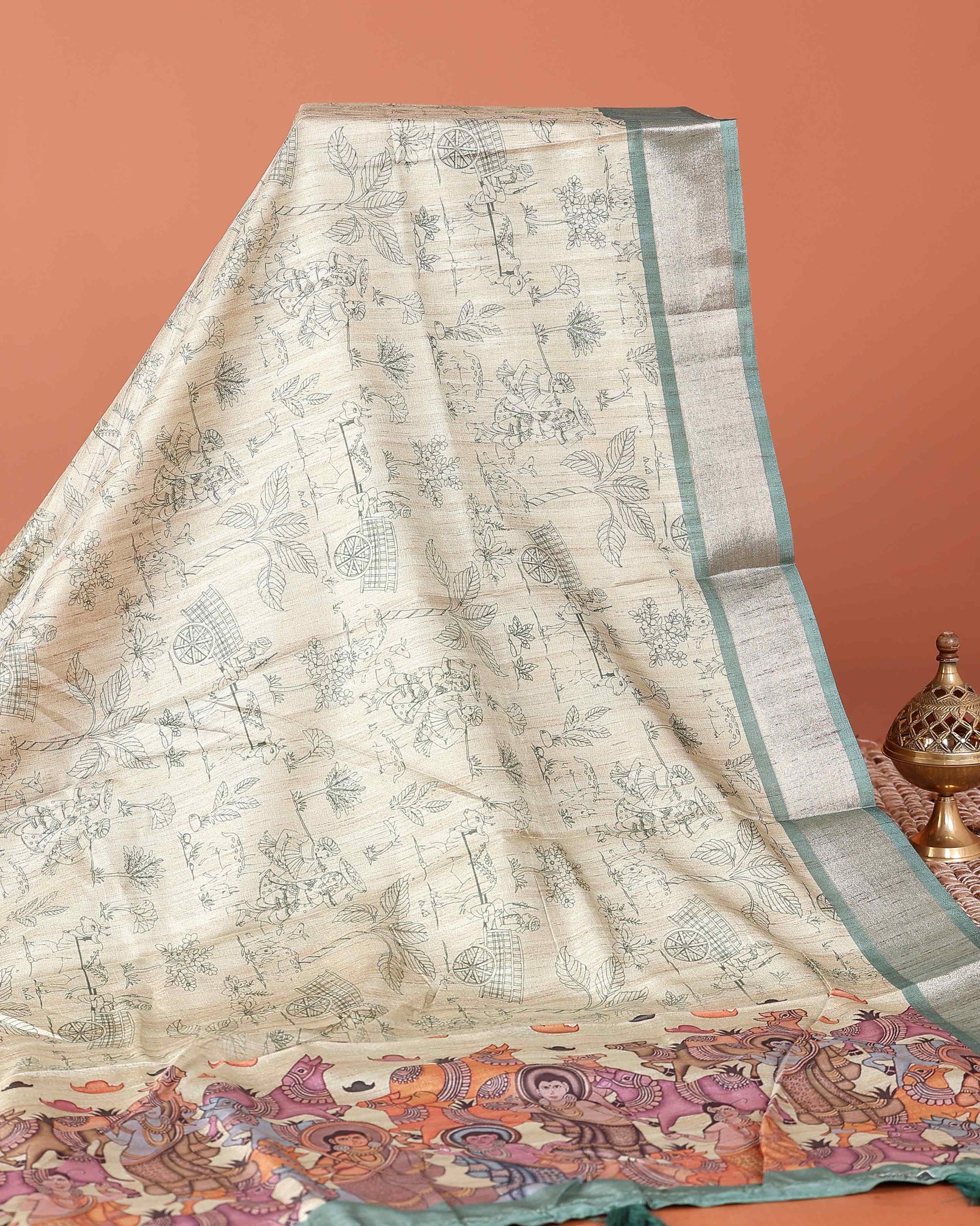 Shop Semi Tussar Saree Online