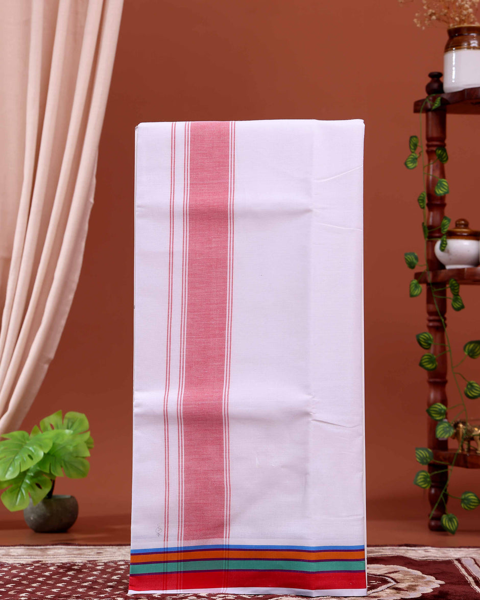 Buy Ramraj White Colour Cotton Dhoti Online - Jeyachandran
